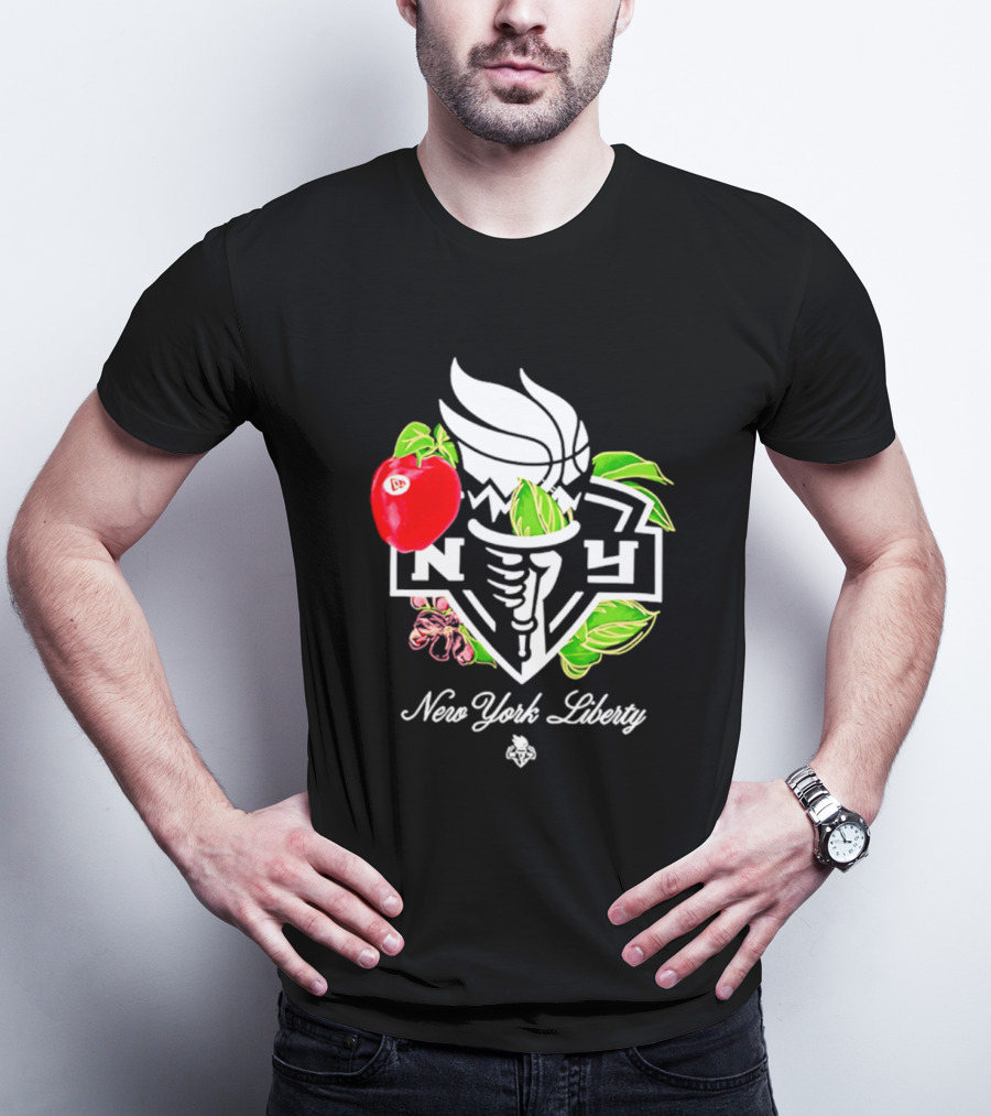 New York Liberty Floral Fruit Capsule Collection T-Shirt