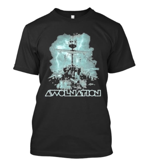 Awolnation Shiprocked Ocean Adventure Skull T-Shirt