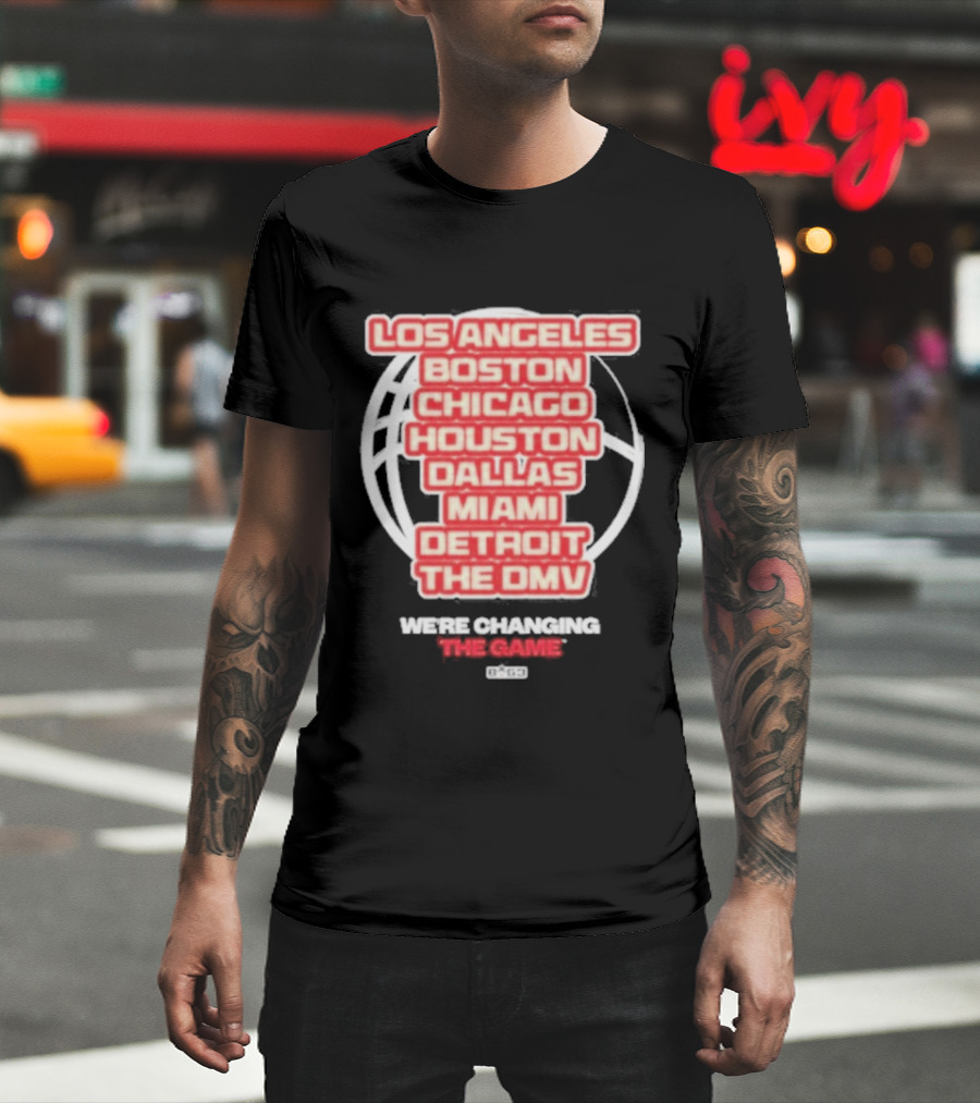 Big3 9Th Wonder In The Summer Los Angeles Boston Chicago Houston Dallas Miami Detroit The DMV T-Shirt