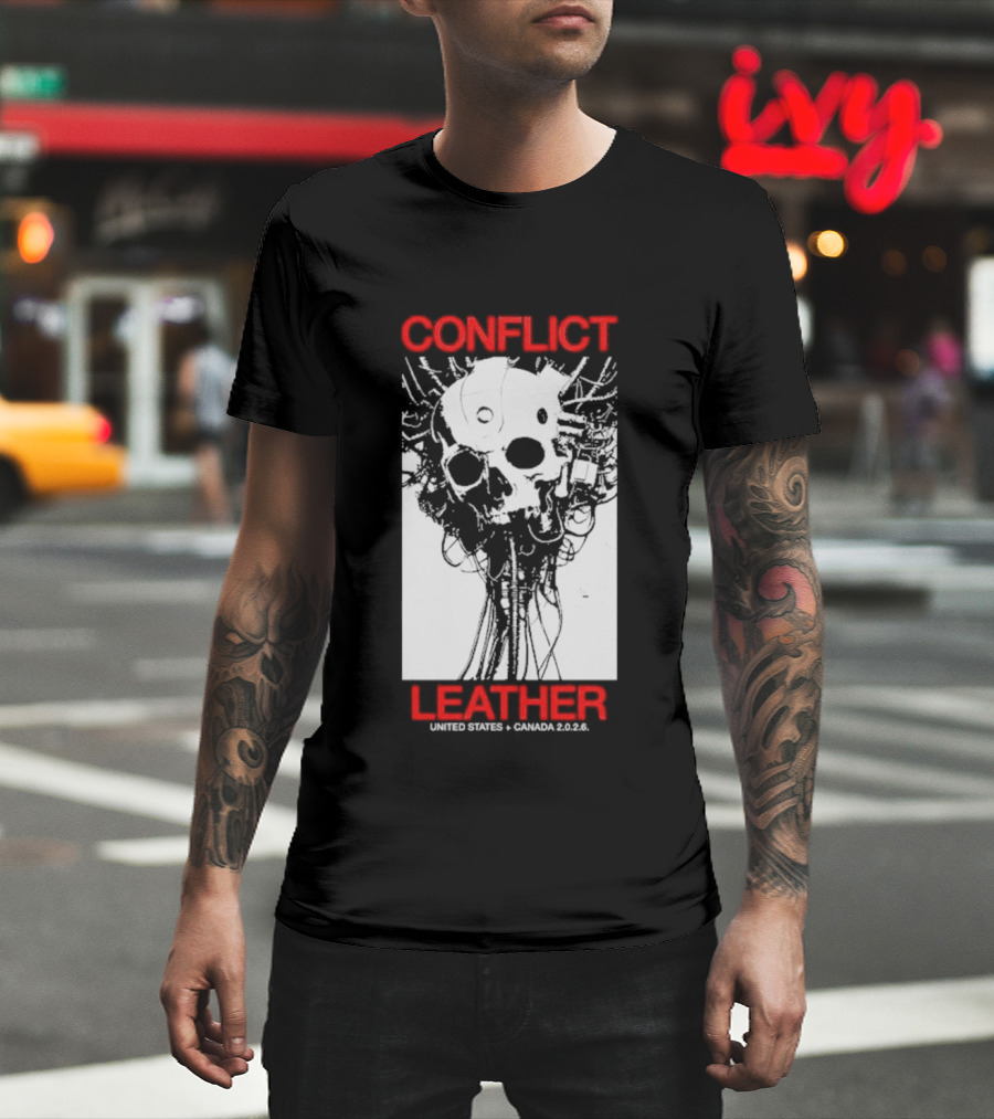 Conflict Leather Exclusive Leatherhead Carnivore Black 2.0.2.6. T-Shirt