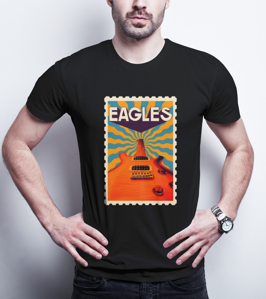Eagles May 2026 Tour US Psychedelic Guitar Visual T-Shirt