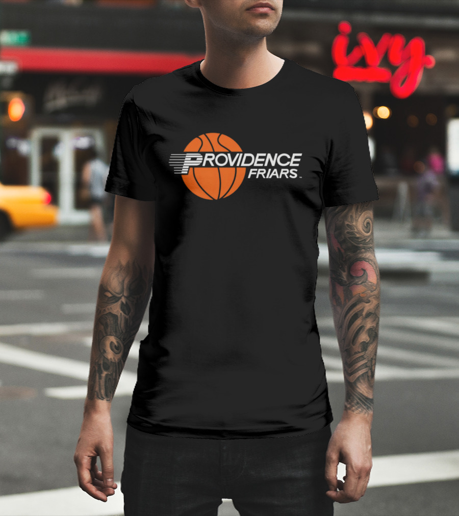 Providence Friars Basketball Orange Ball T-Shirt