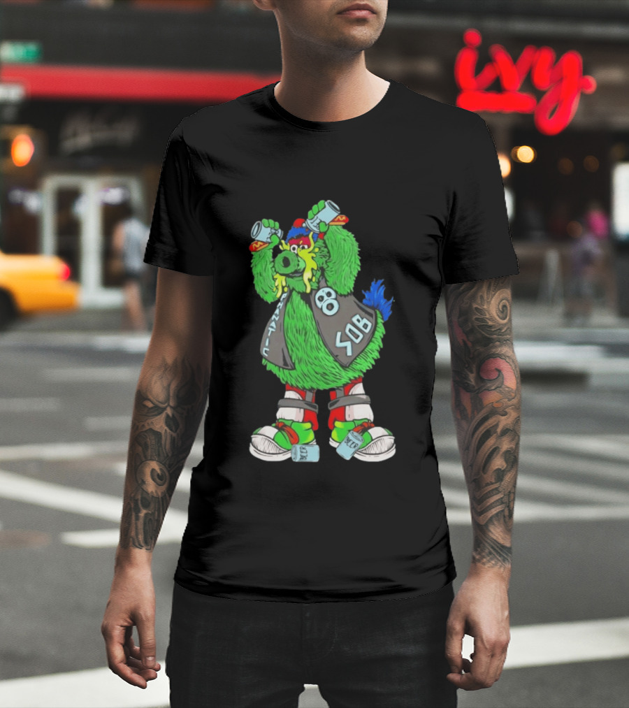 Stone Cold Phanatic Philadelphia Phillies SOB Fanatic Beer Drinking 3:16 T-Shirt