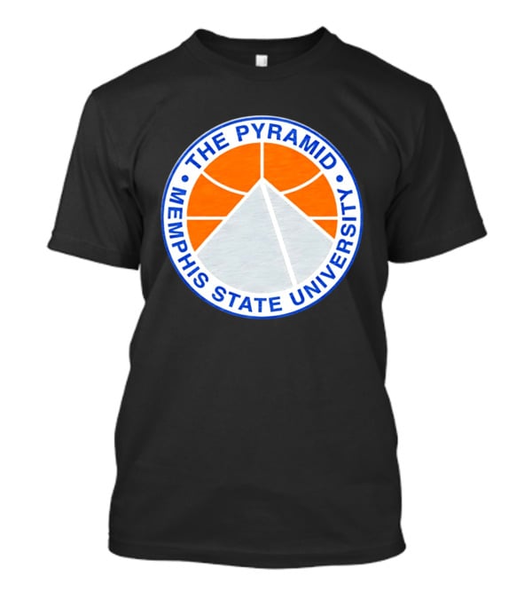 The Pyramid Memphis State University Basketball T-Shirt