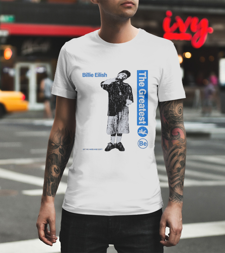 Billie Eilish The Greatest Y2K Street Style Hip Hop Iconic Look T-Shirt
