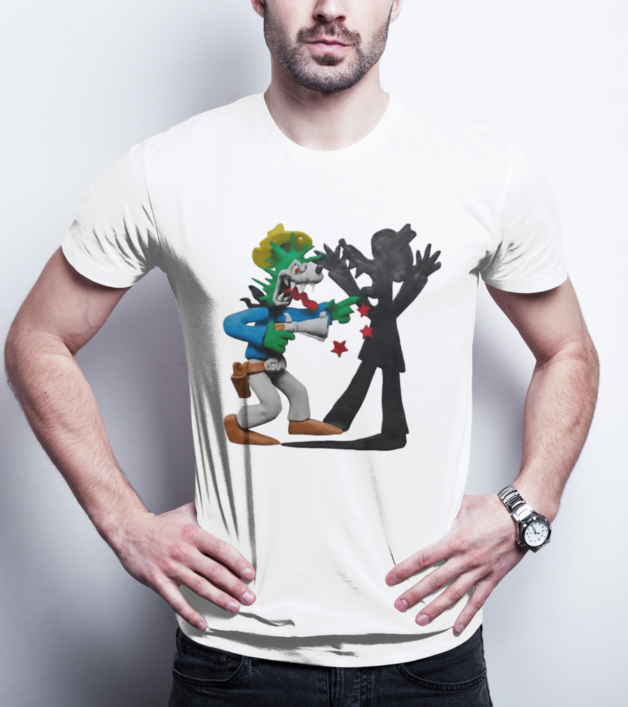 Wild Grrl MTV Celebrity Deathmatch Cartoon Style Claymation Scene T-Shirt