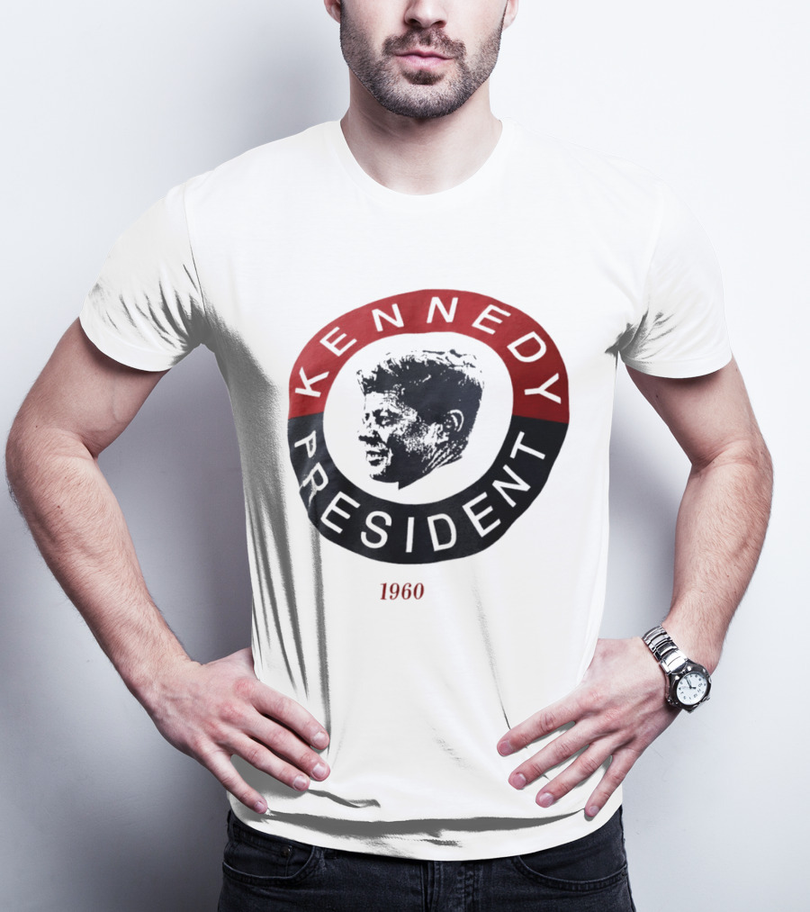 Kennedy President 1960 Vintage Campaign T-Shirt