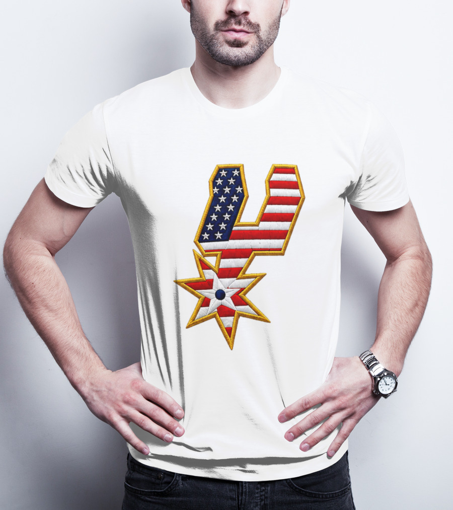 America 250th Anniversary Spurs Stars And Stripes T-Shirt