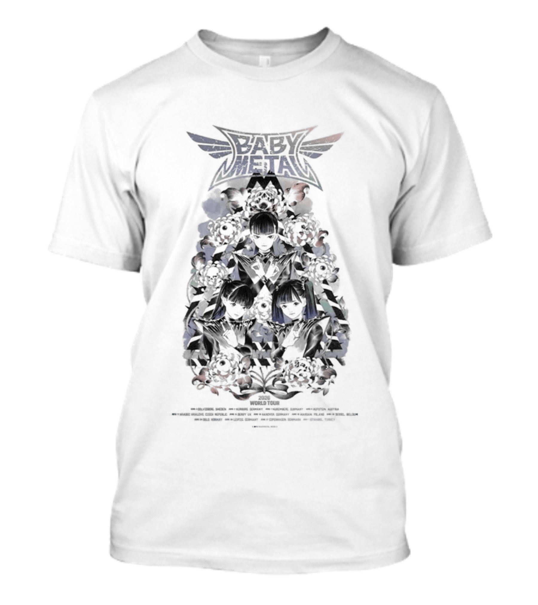 BABYMETAL World Tour 2026 UK EU Dates By Peach MoMoKo T-Shirt