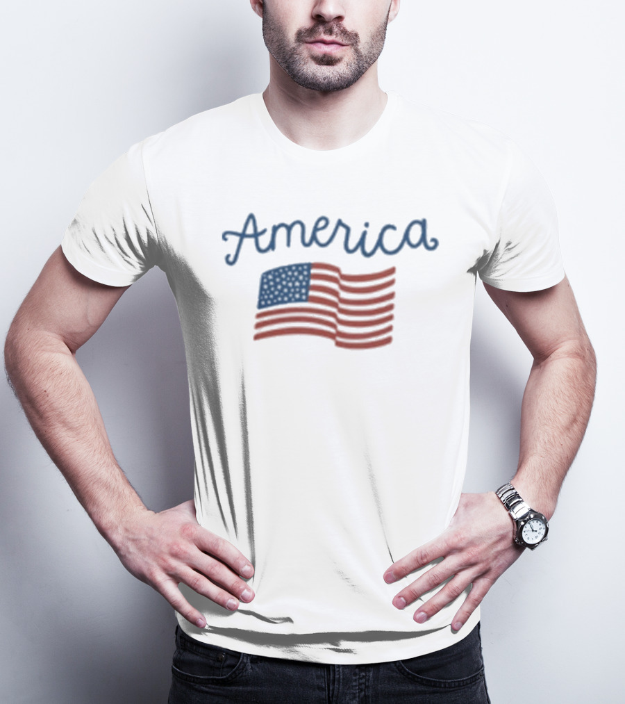 Deseret News America American Flag Patriotic Pride T-Shirt