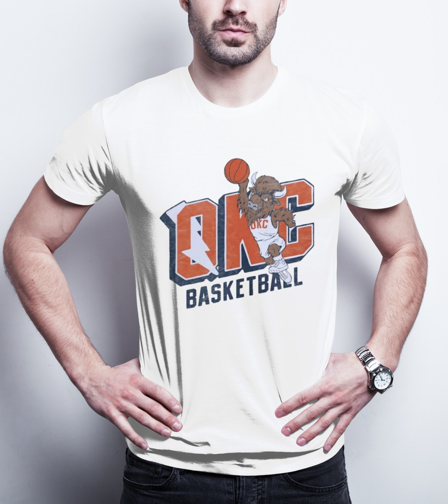 OKC Basketball Rumble Oklahoma City Thunder NBA T-Shirt