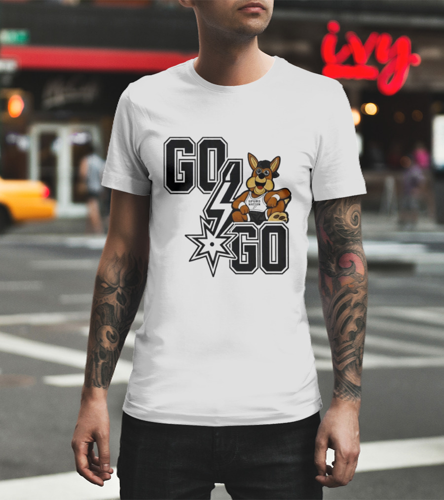 San Antonio Spurs NBA Go Go Spurs Nation Coyote T-Shirt