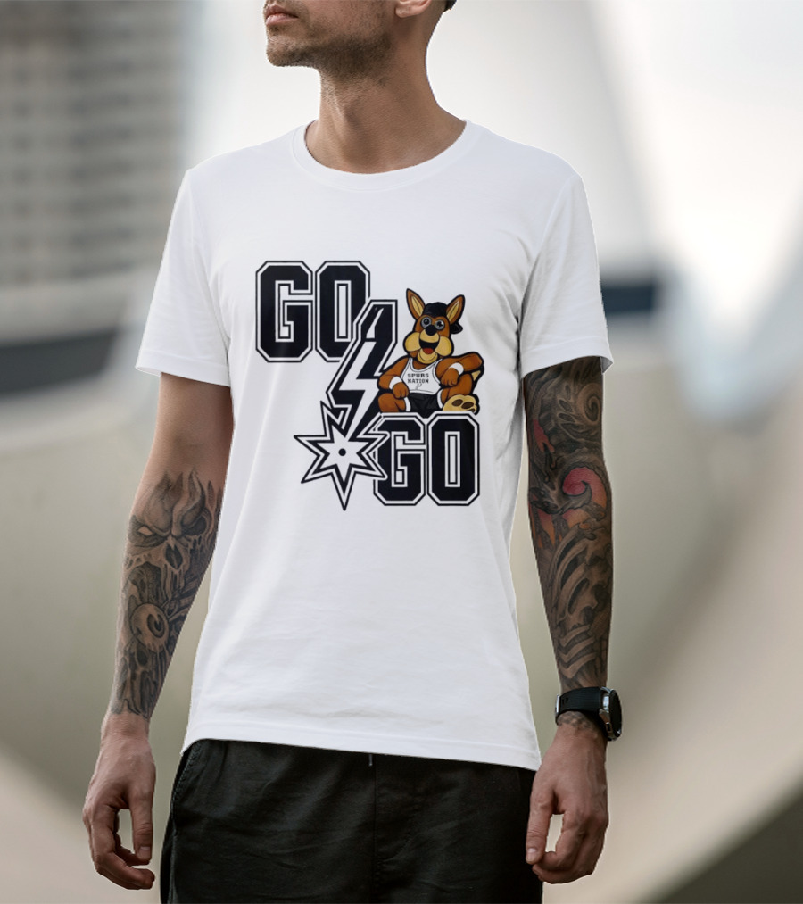San Antonio Spurs NBA Go Go Spurs Nation Coyote T-Shirt