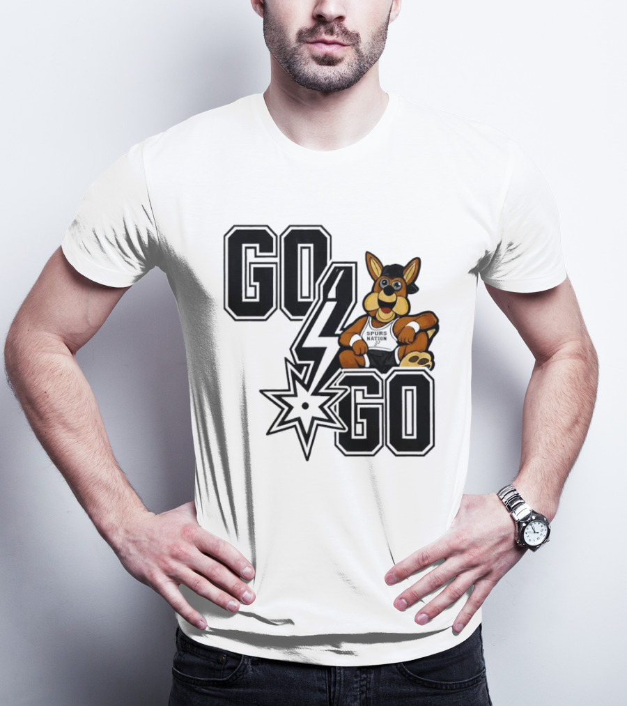 San Antonio Spurs NBA Go Go Spurs Nation Coyote T-Shirt