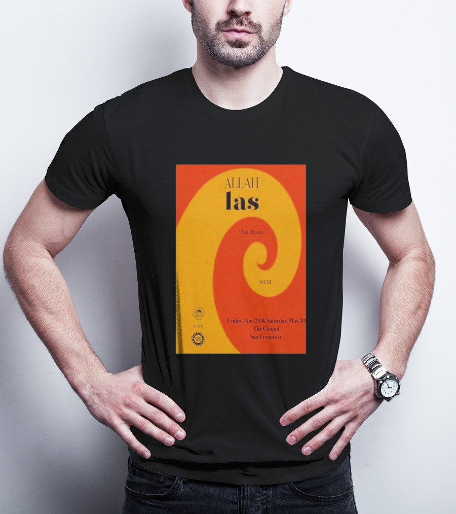 Allah Las Sam Blasucci The Chapel San Francisco May 29 30 2026 Tour West T-Shirt