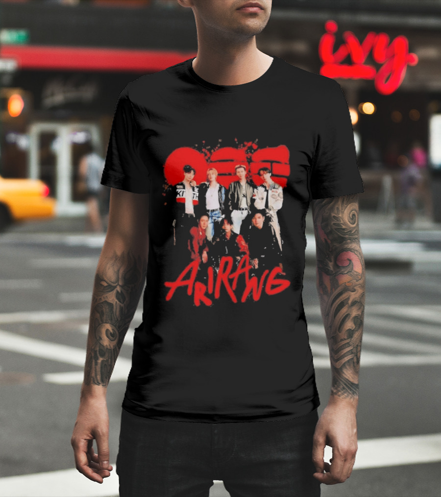 Bangtan Members Arirang Magazine Style Fashion Concept T-Shirt