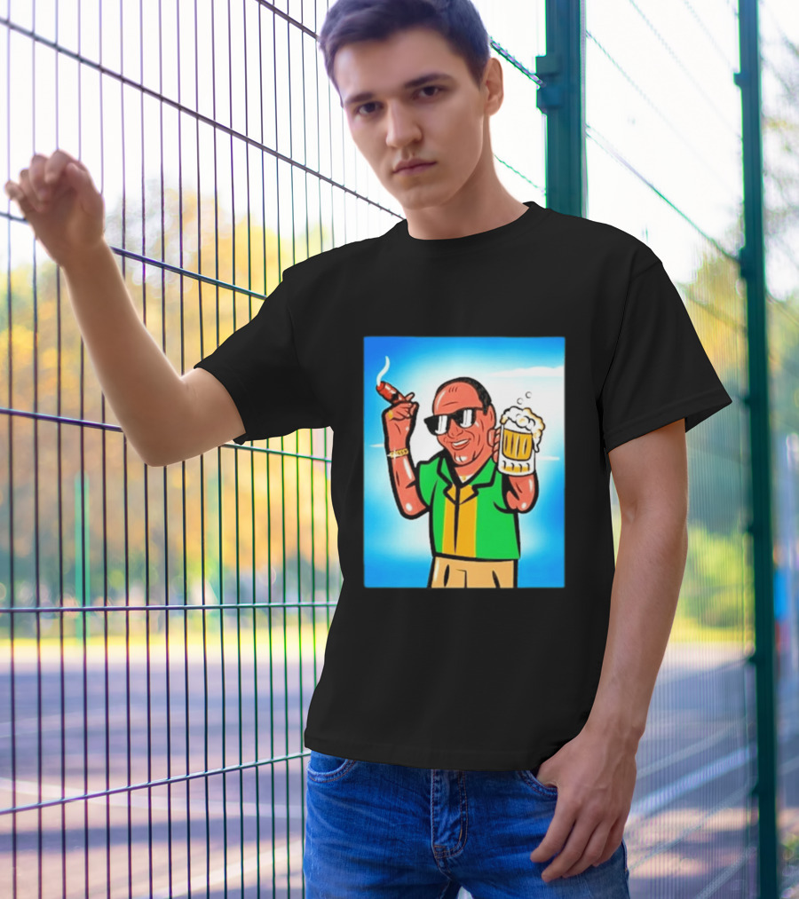 Boss Beer And Cigars Summer Vibes Retro Style Celebration T-Shirt