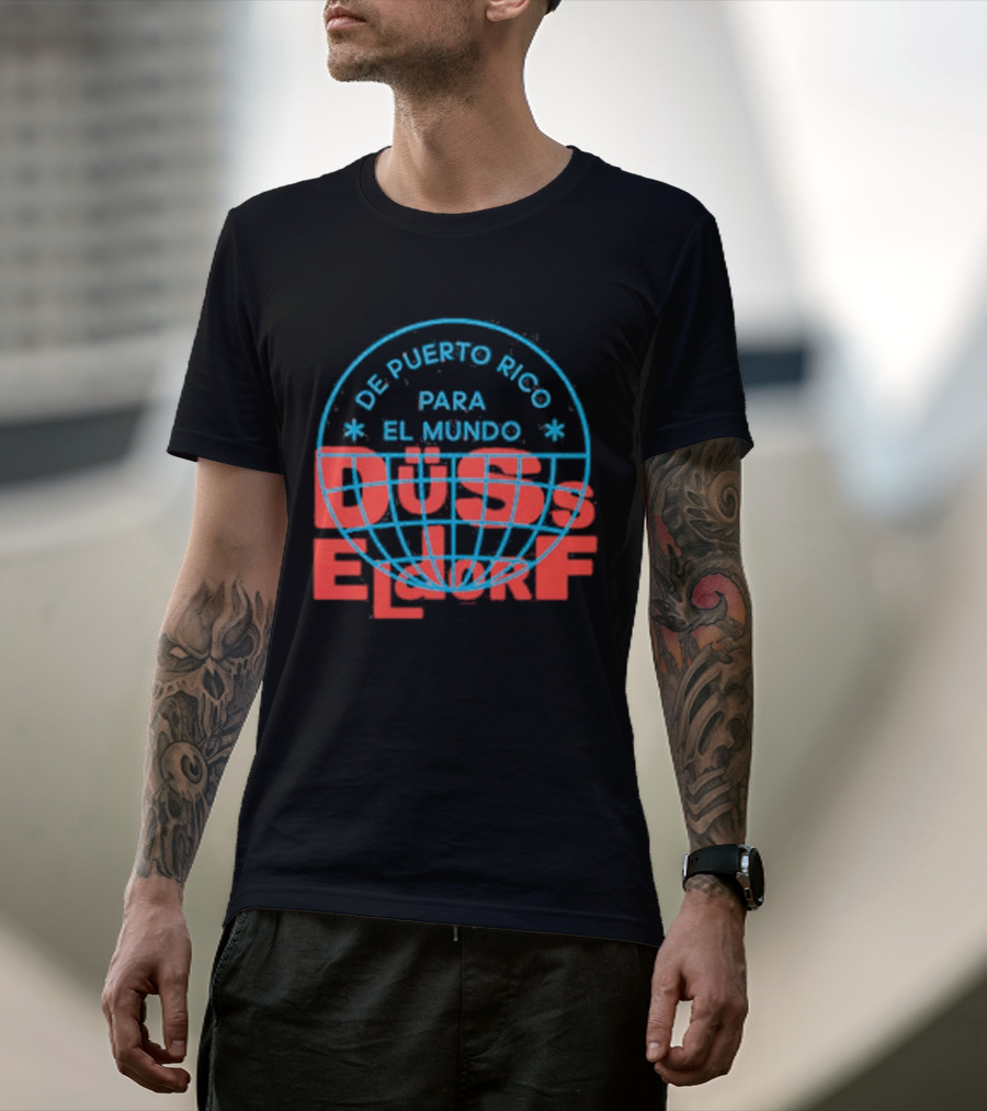 De Puerto Rico Para El Mundo Bad Bunny Dusseldorf T-Shirt