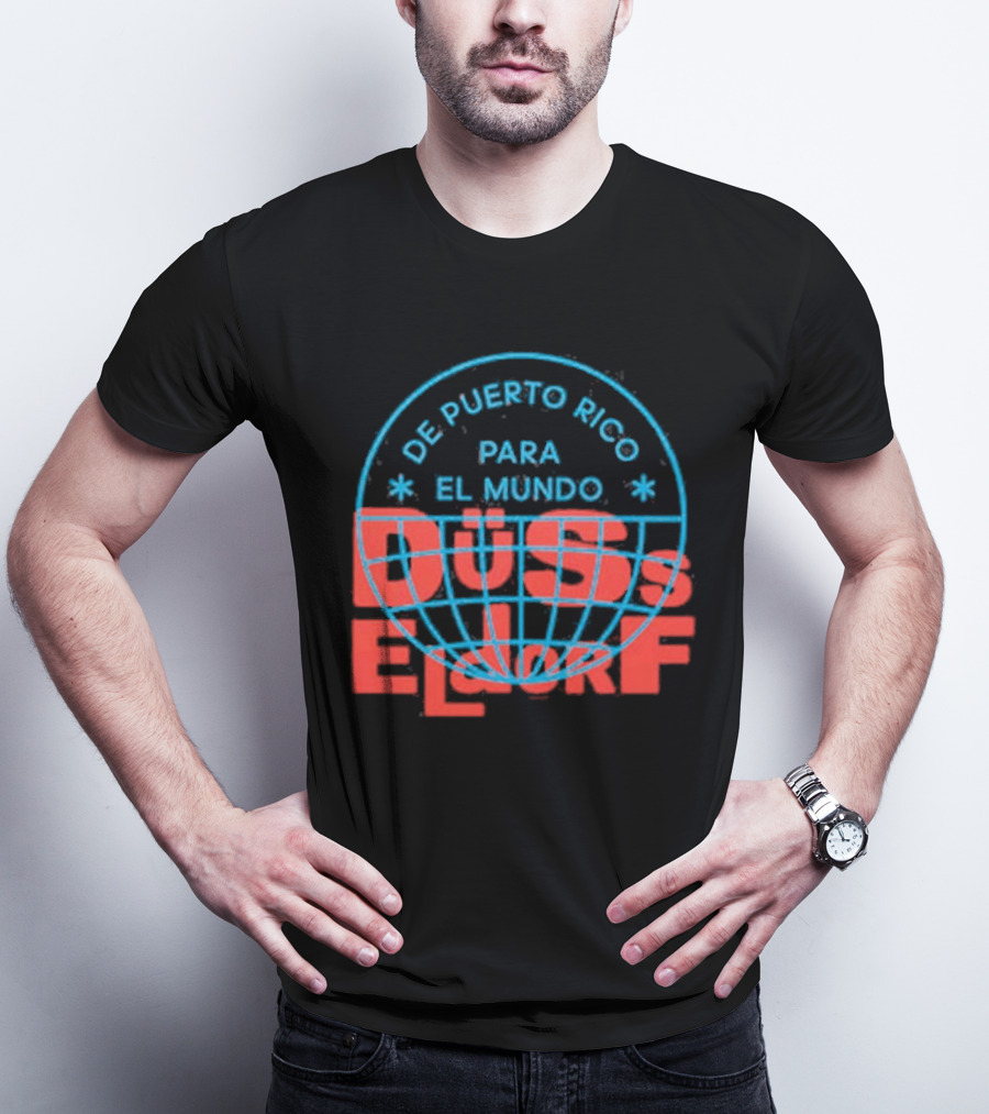 De Puerto Rico Para El Mundo Bad Bunny Dusseldorf T-Shirt