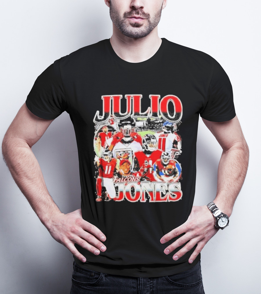 Julio Jones Iconic Atlanta Falcons Football Moments T-Shirt