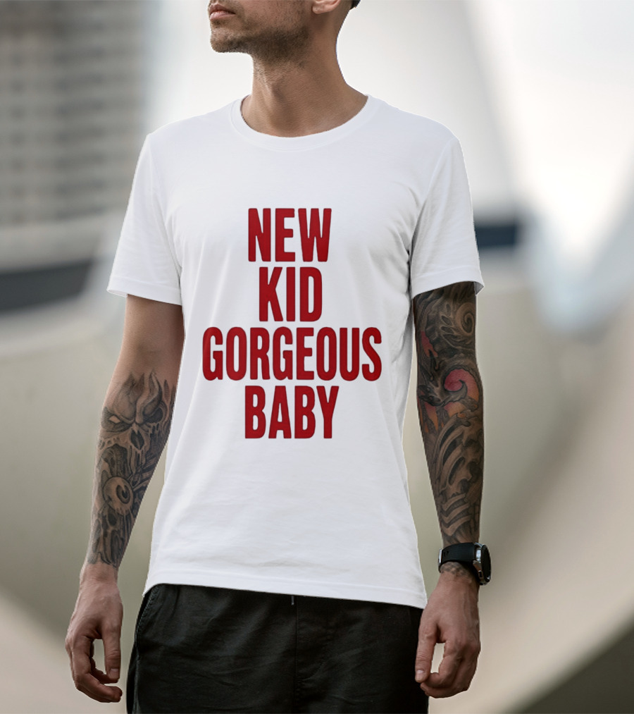 New Kid Gorgeous Baby John Mulaney Red T-Shirt