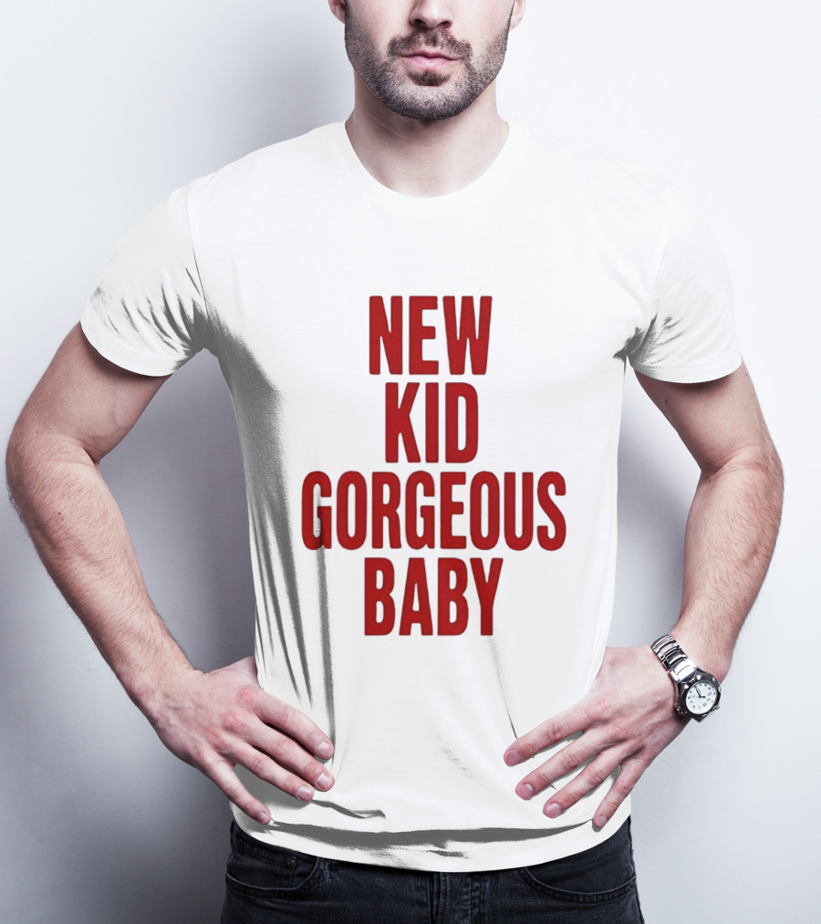 New Kid Gorgeous Baby John Mulaney Red T-Shirt