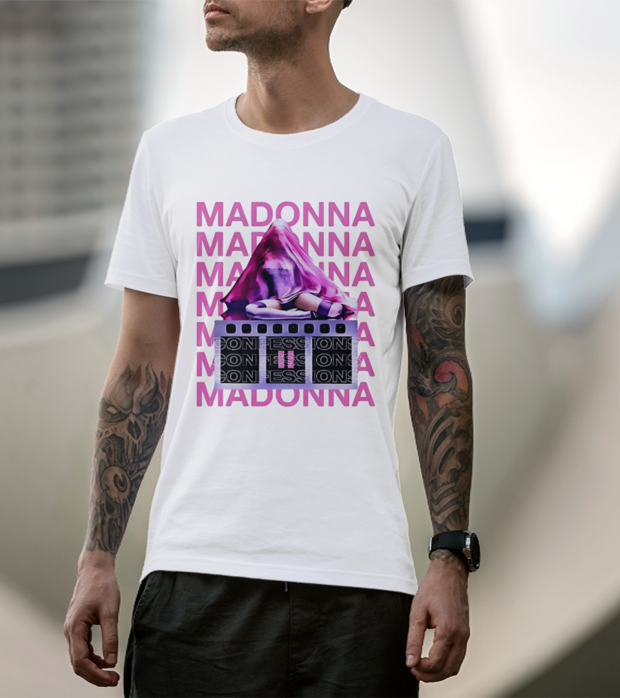 Madonna Confessions II Pink Veil Performance T-Shirt