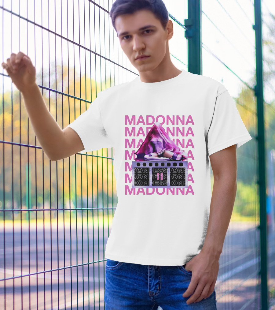 Madonna Confessions II Pink Veil Performance T-Shirt