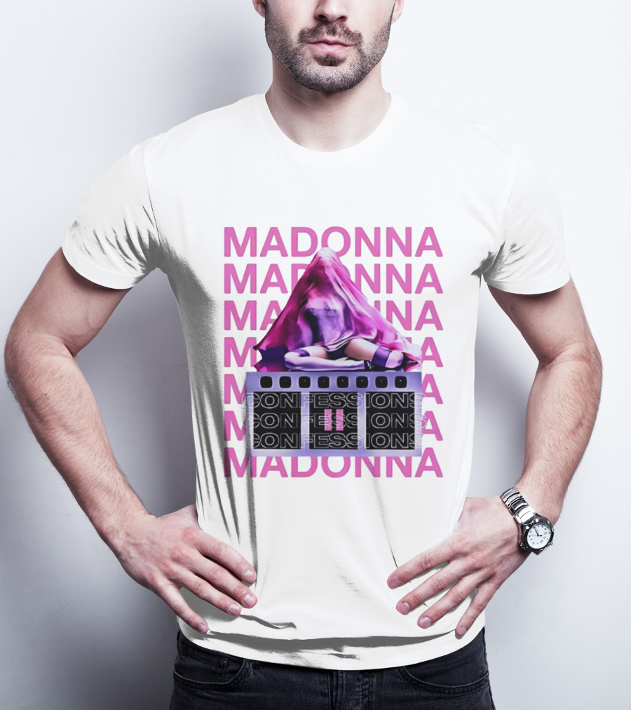 Madonna Confessions II Pink Veil Performance T-Shirt