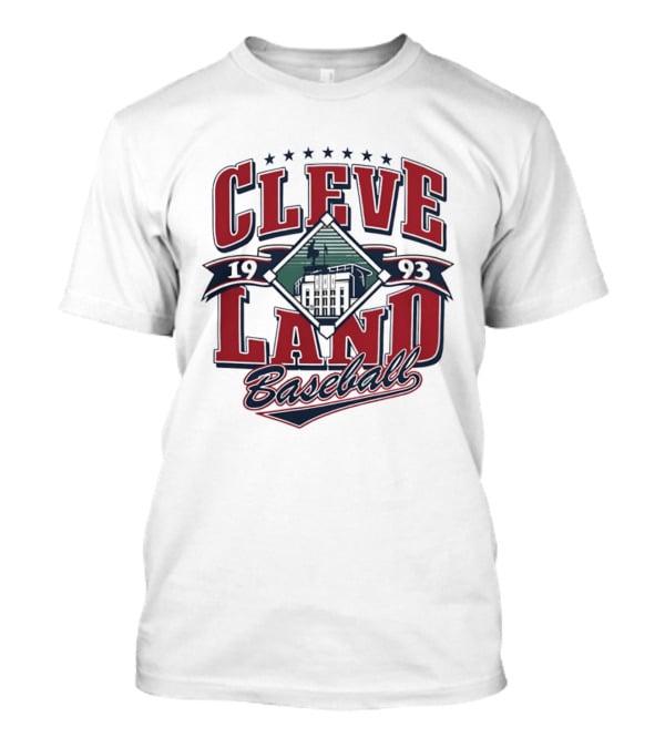 Cleveland Baseball 1993 Cleveland Municipal Stadium Major League Baseball T-Shirt