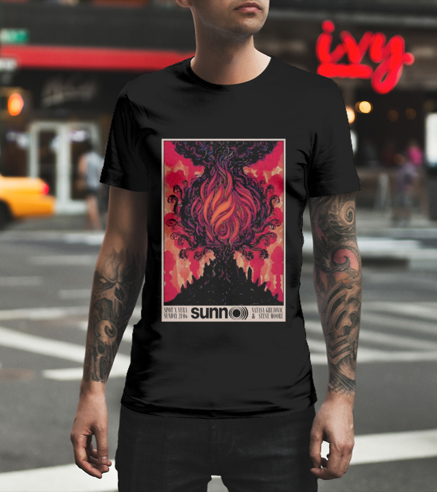Sunn O Spot X Vera June 21 2026 Groningen NL Natasa Grujovic Steve Moore T-Shirt