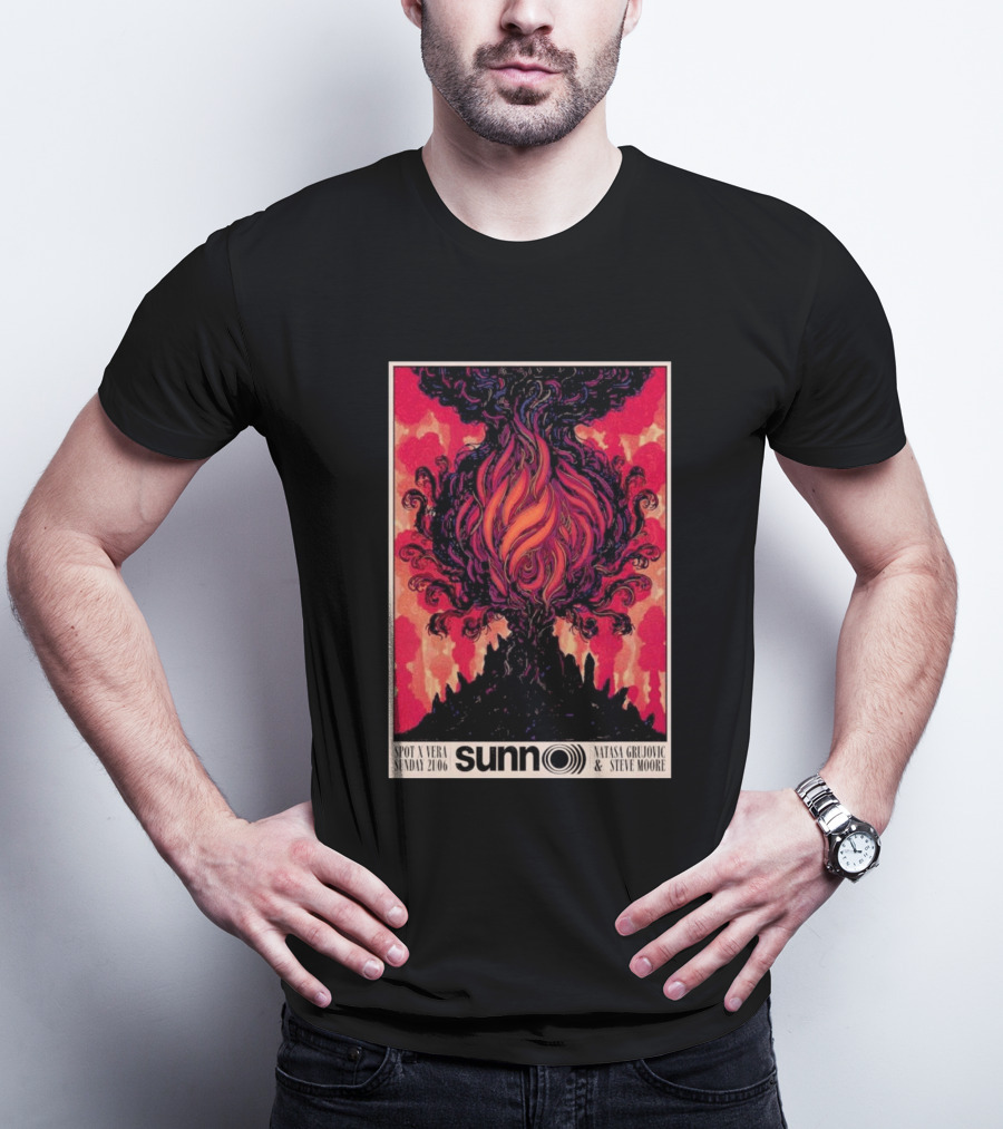 Sunn O Spot X Vera June 21 2026 Groningen NL Natasa Grujovic Steve Moore T-Shirt