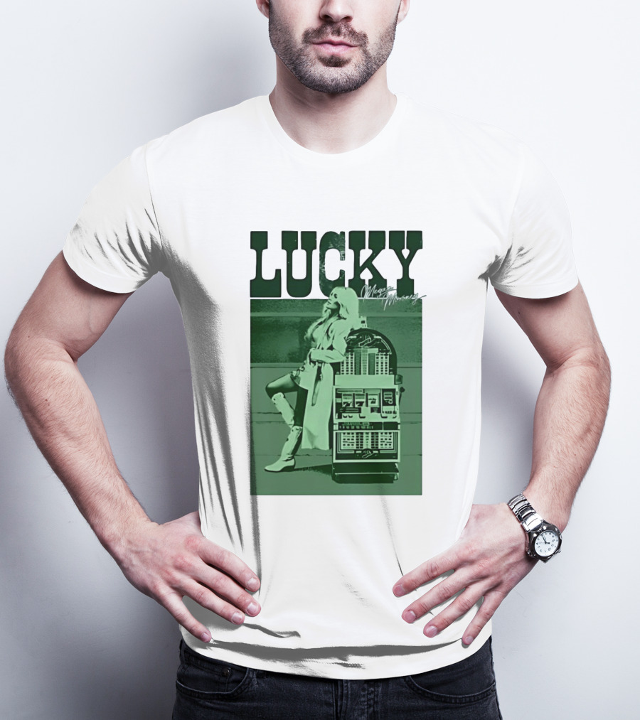 Megan Moroney LUCKY Retro Slot Machine T-Shirt