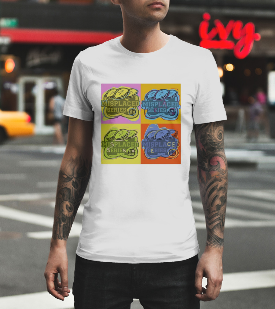 Misplaced Series 2026 Pop Art Coins Quadrant T-Shirt