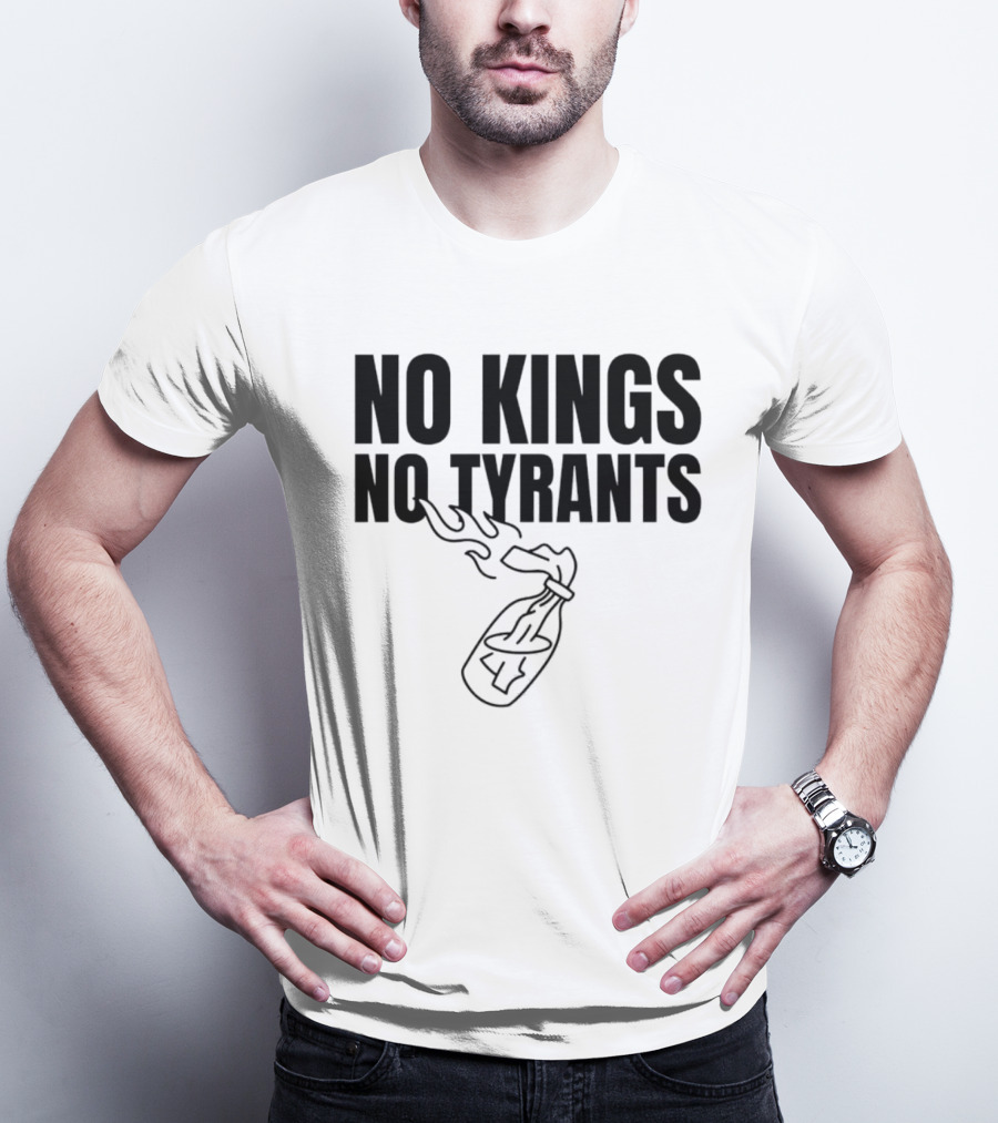 Molotov Anarchy Revolution Rebellion Democracy Sovereignty Liberty No Kings No Tyrants T-Shirt