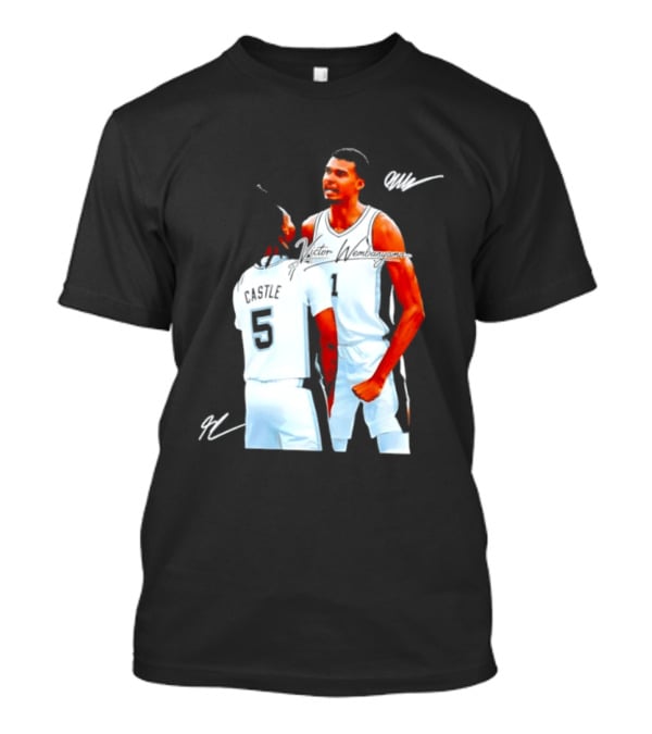 Victor Wembanyama Stephon Castle San Antonio Spurs NBA Basketball 1 5 T-Shirt