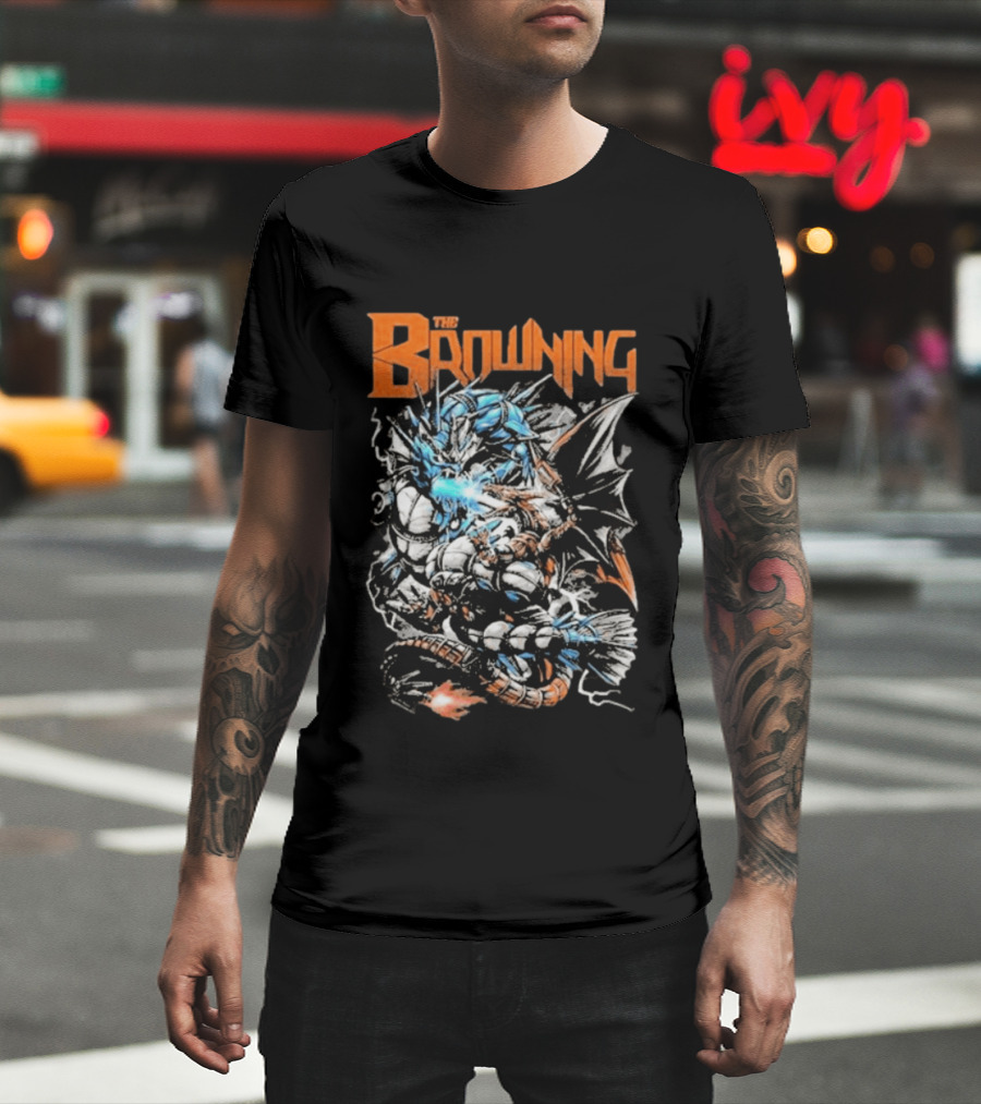 The Browning Fixt Charizard Battle T-Shirt