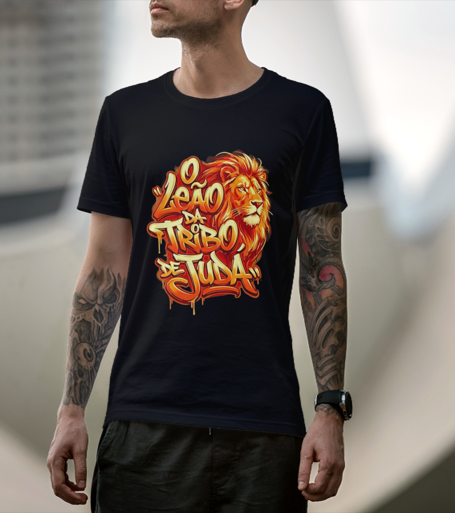 O Leão Da Tribo De Judá Lion T-Shirt