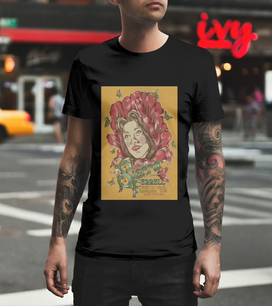 Sierra Ferrell May 31 2026 Spokane WA Gesa Pavilion T-Shirt