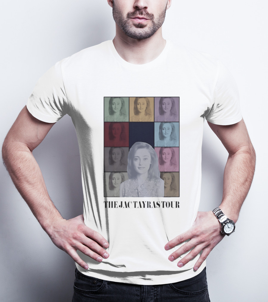 The Jactayras Tour Pop Art Style Multicolor Portrait Collage T-Shirt