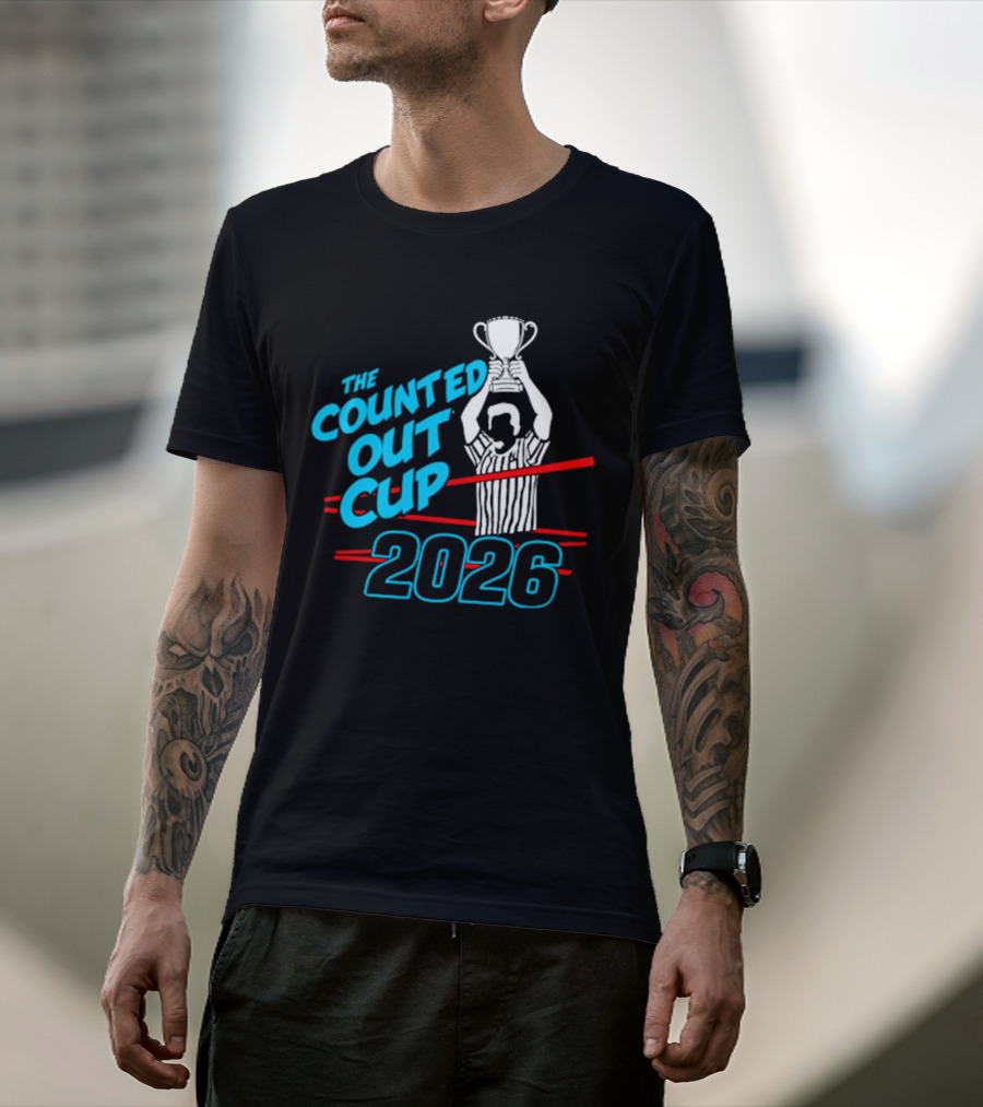 The Counted Out Cup 2026 Trophy Celebration T-Shirt