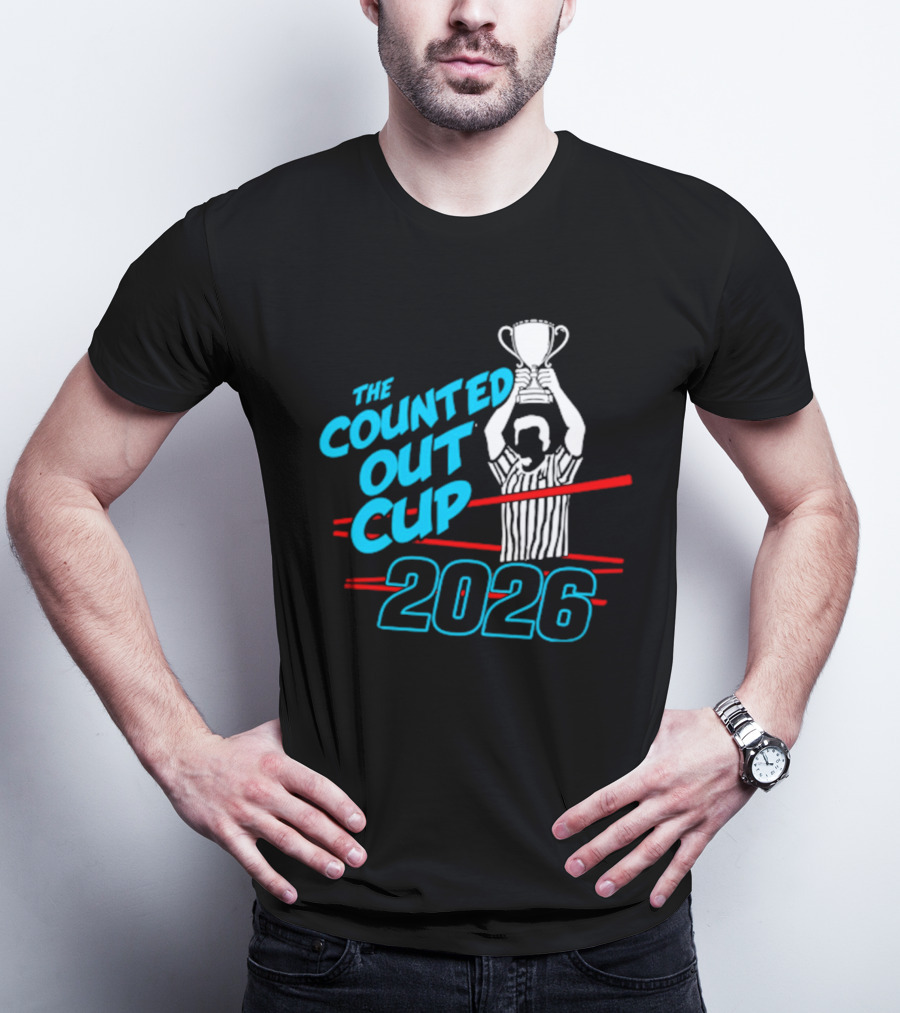 The Counted Out Cup 2026 Trophy Celebration T-Shirt
