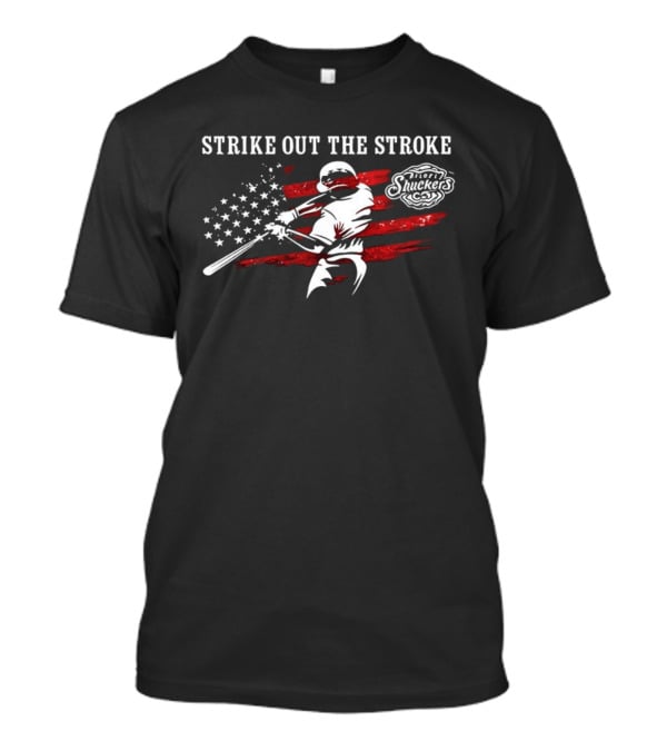Biloxi Shuckers Strike Out The Stroke Twofer Tuesday 2026 Baseball Event T-Shirt