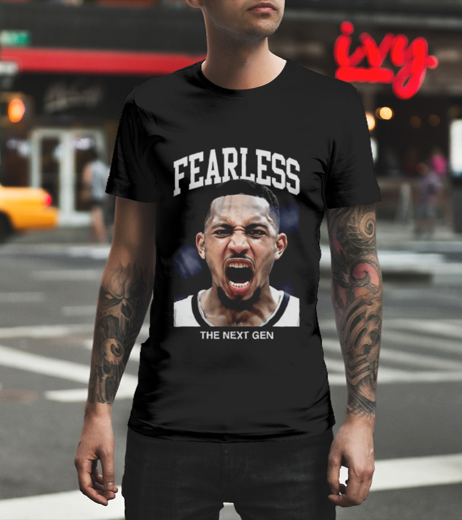 Fearless Dylan Harper San Antonio Basketball Rookie Star The Next Gen T-Shirt
