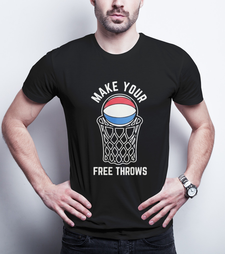 Make Your Free Throws Pepsi Basketball T-Shirt