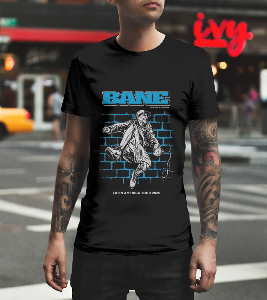 Bane Boston Hardcore Latin America Tour 2026 Jumper T-Shirt