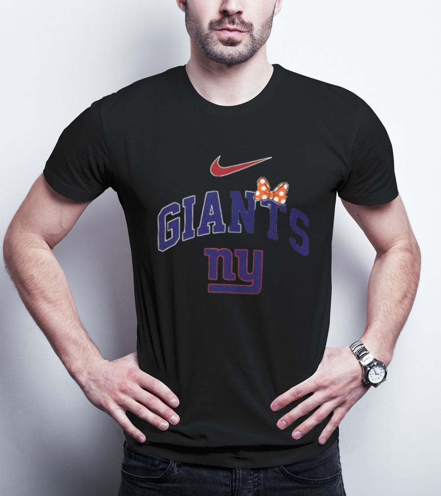Nike New York Giants Ny Boo To You Fa Boo Lous Giants Bow T-Shirt