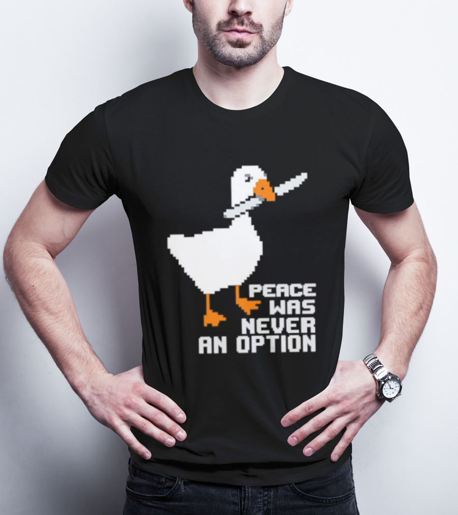Duck Knife Peace Was Never An Option T-Shirt