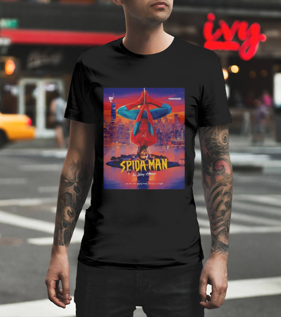 Donovan Mitchell Spida Man No Way Home Cleveland Cavaliers RM Challenge T-Shirt