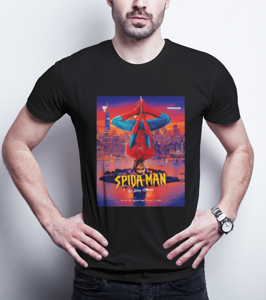 Donovan Mitchell Spida Man No Way Home Cleveland Cavaliers RM Challenge T-Shirt
